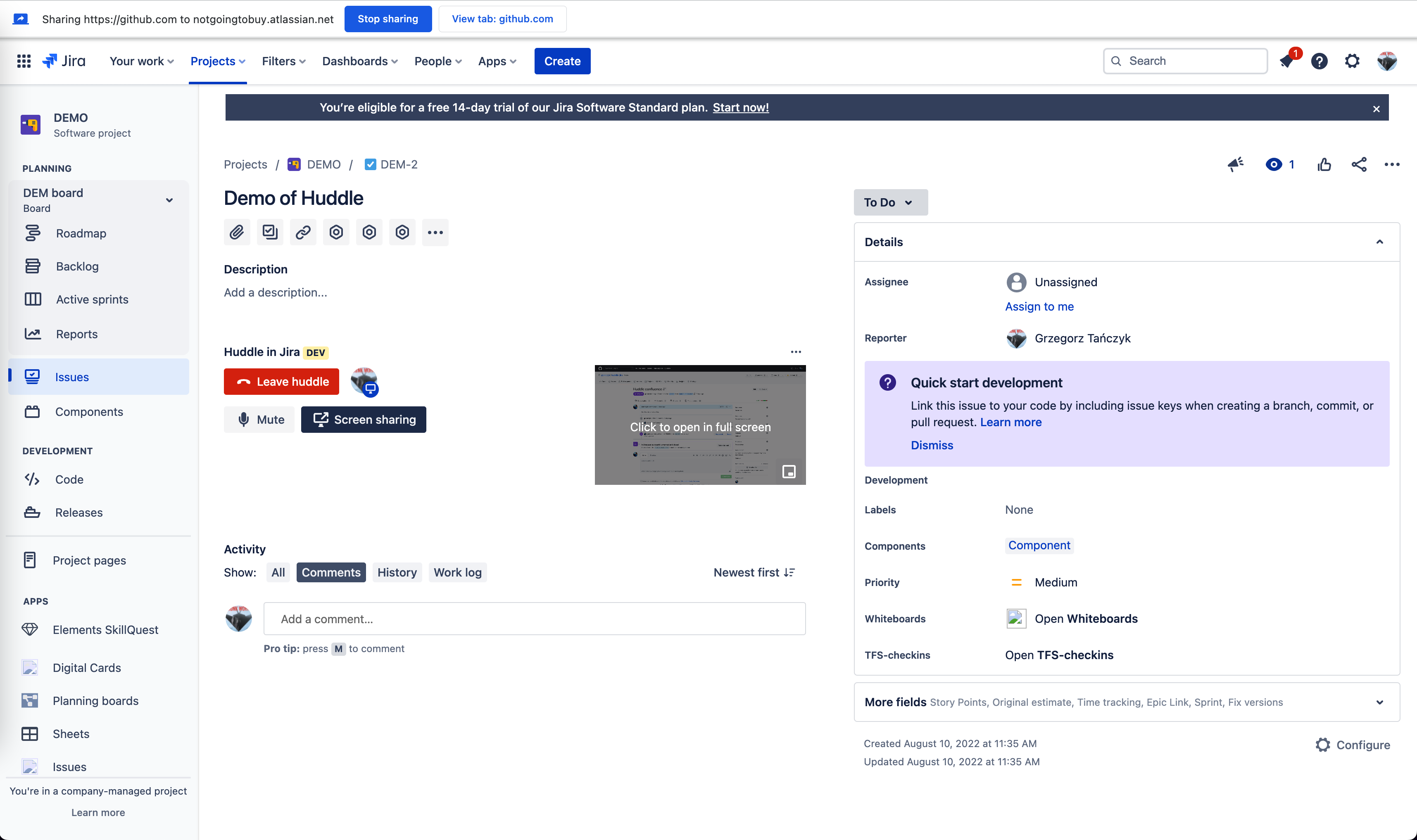 Huddle Macro For Confluence And Huddle Panel In Jira Tickets Devpost 7772