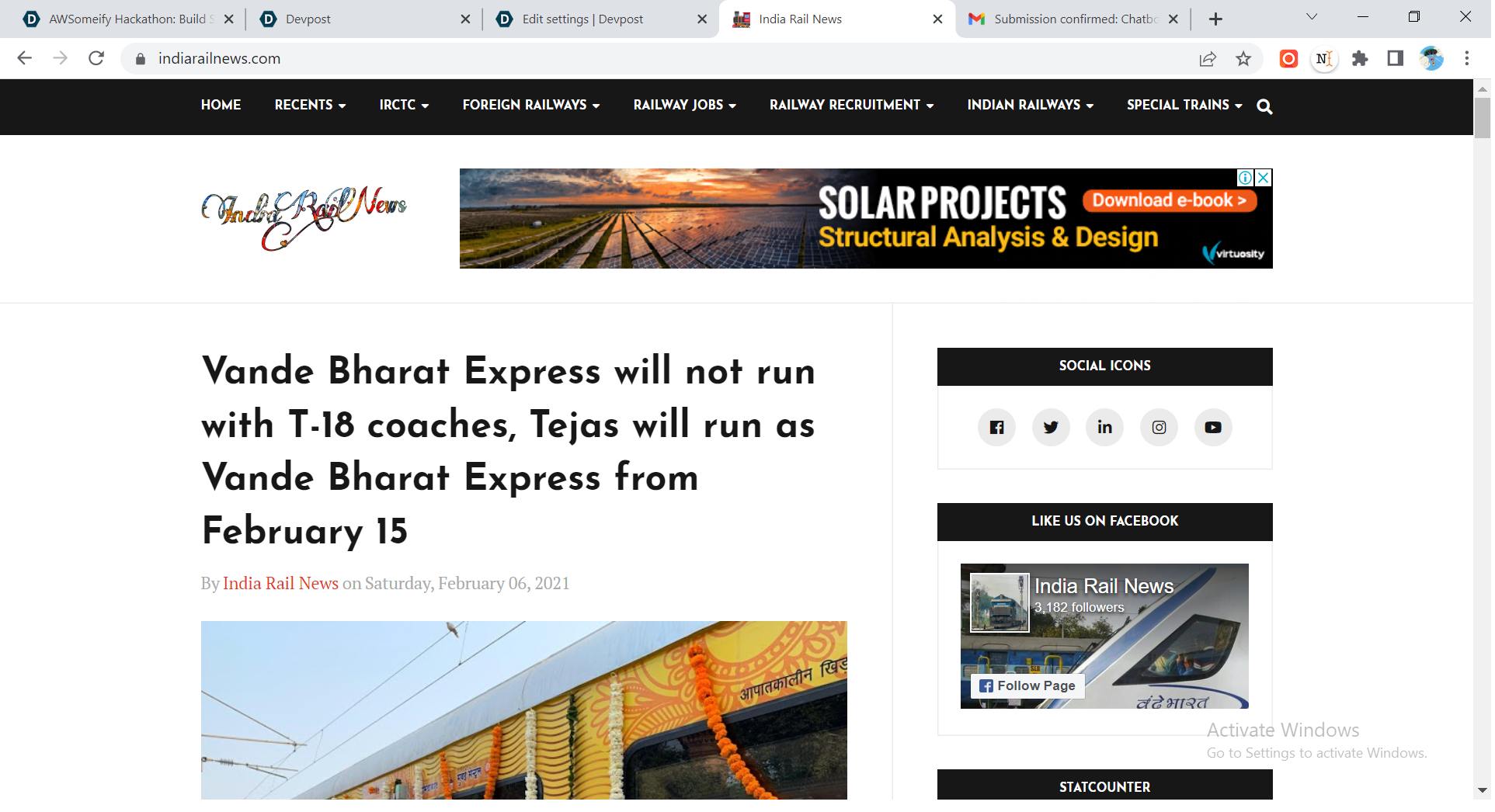 Personal Blog or Website | Devpost