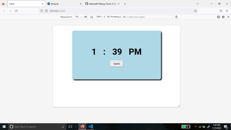 Talking-Clock | Devpost