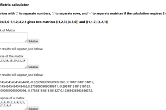Linear Algebra Student Aid Interface | Devpost
