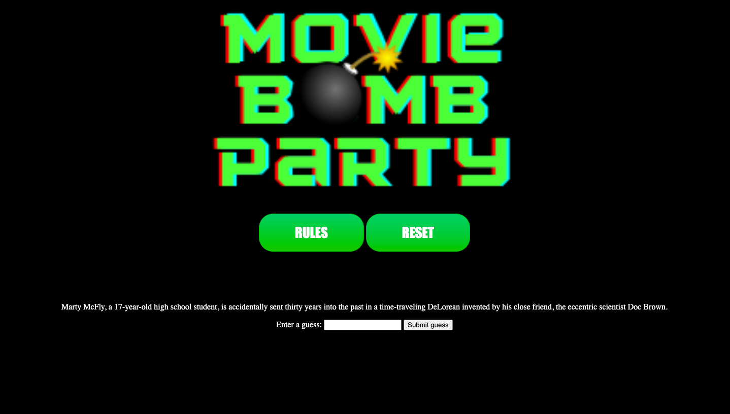 Movie Bomb Party | Devpost