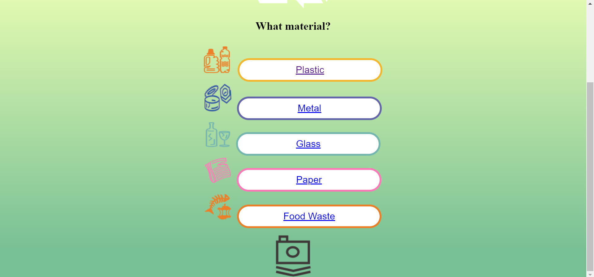 recycle categorization | Devpost