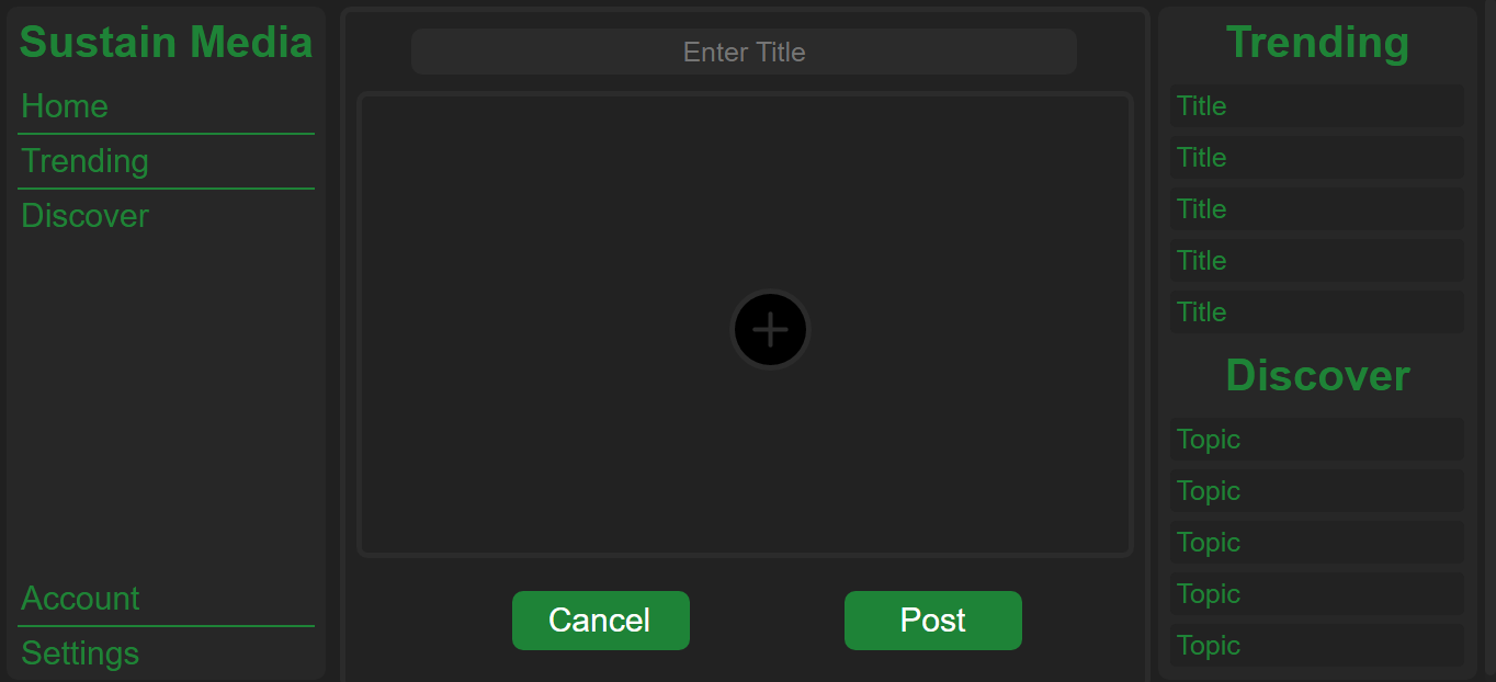 Sustain Media | Devpost