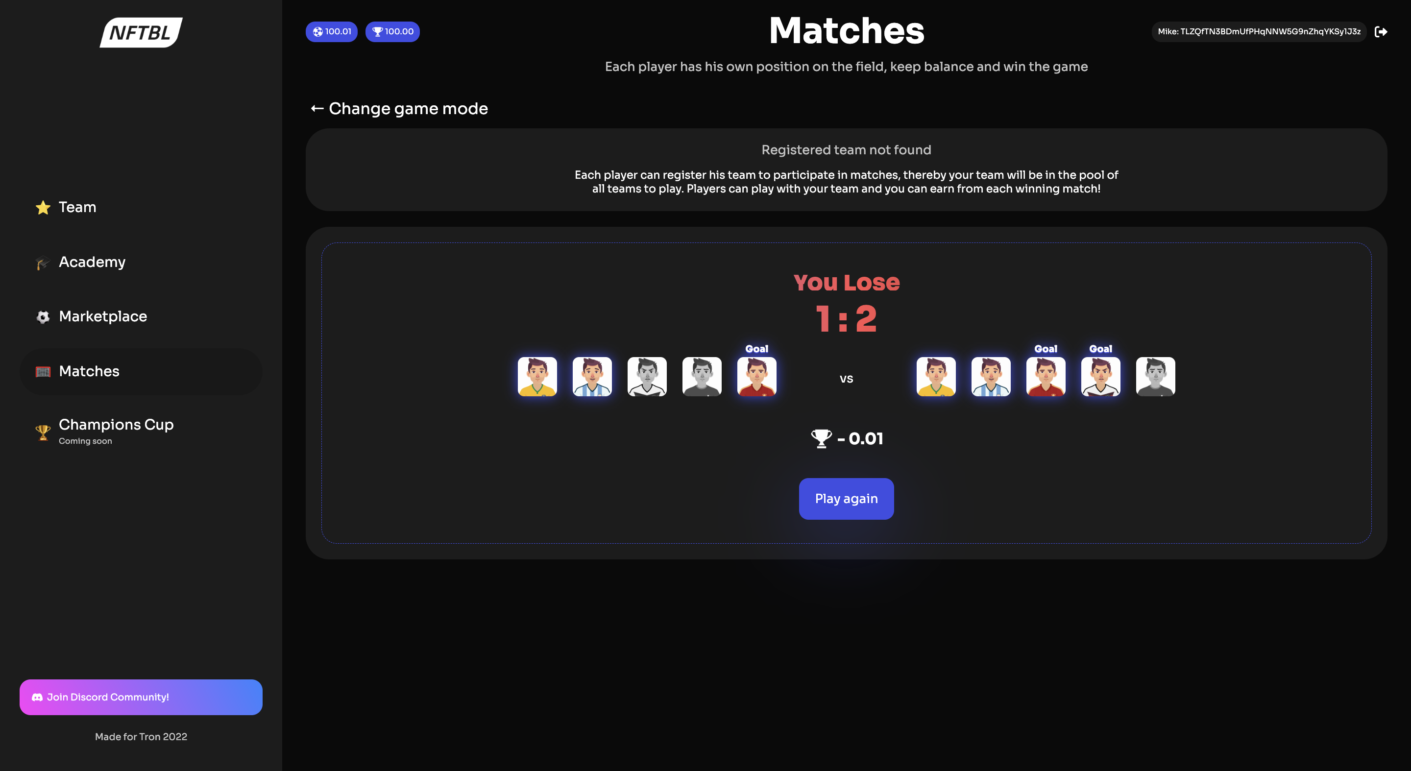 NFTBL – Football Metaverse | Devpost
