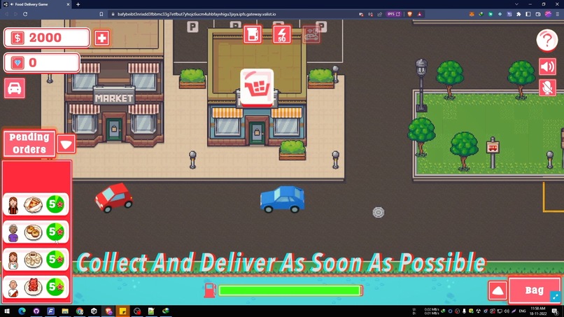 Food Delivery Metaverse Game | Devpost