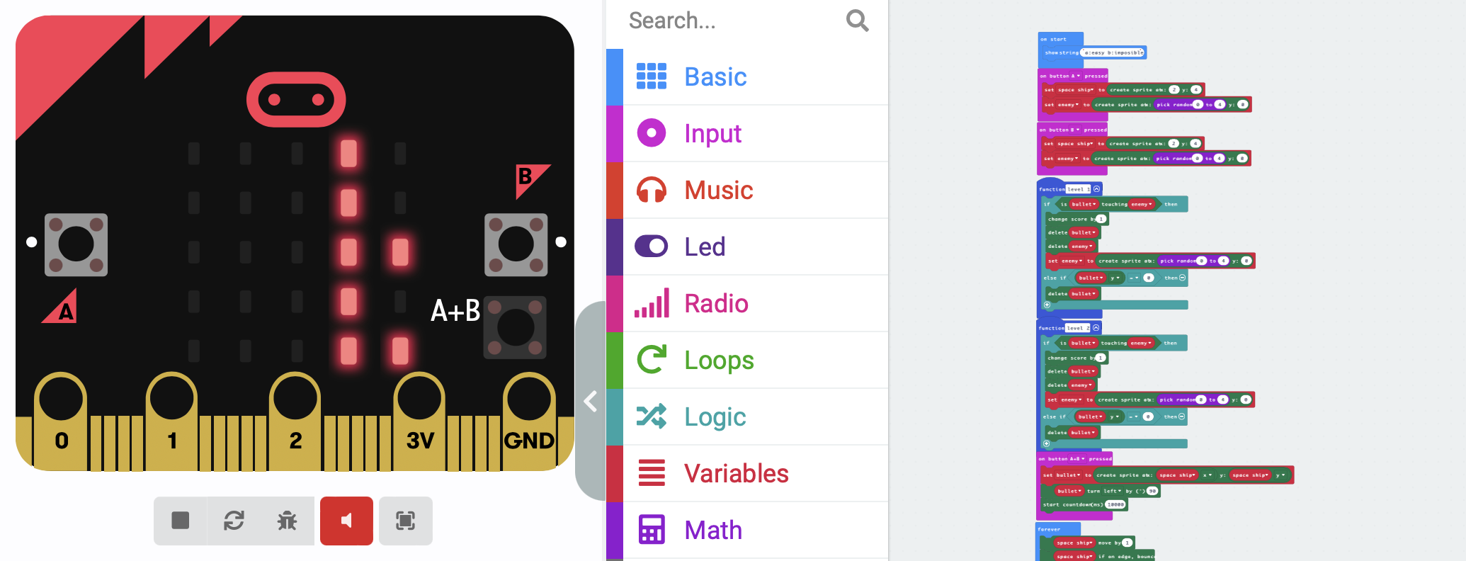 the space shooter game | Devpost