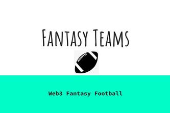fantasyTeams | Devpost