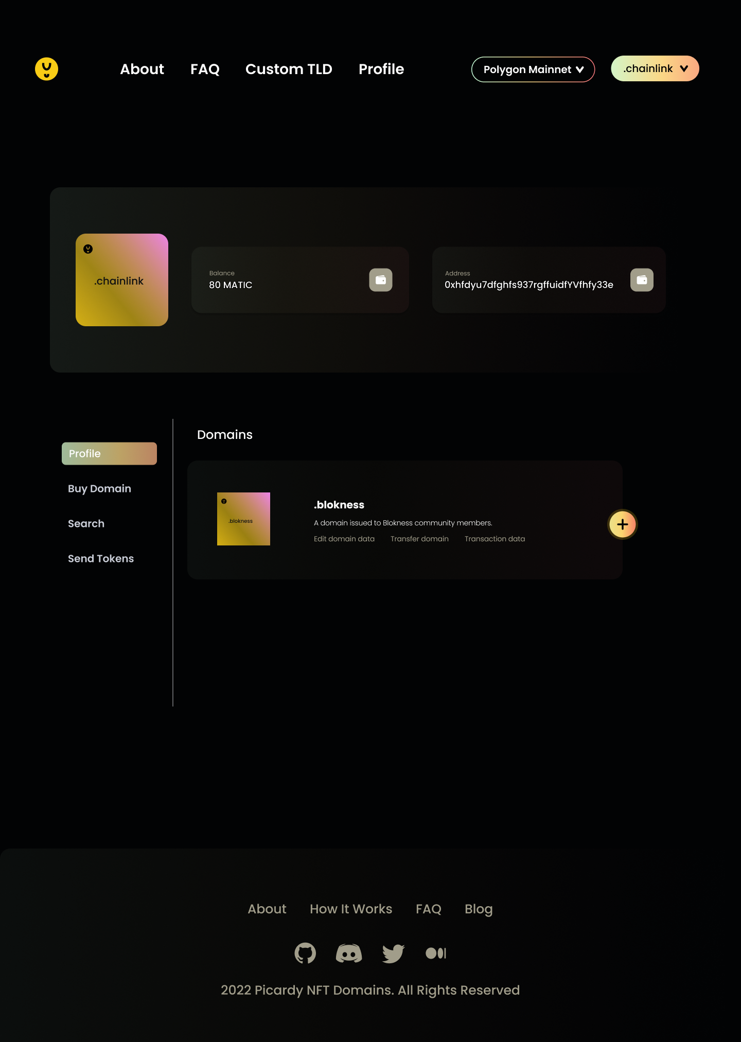 Picardy NFT Domains | Devpost