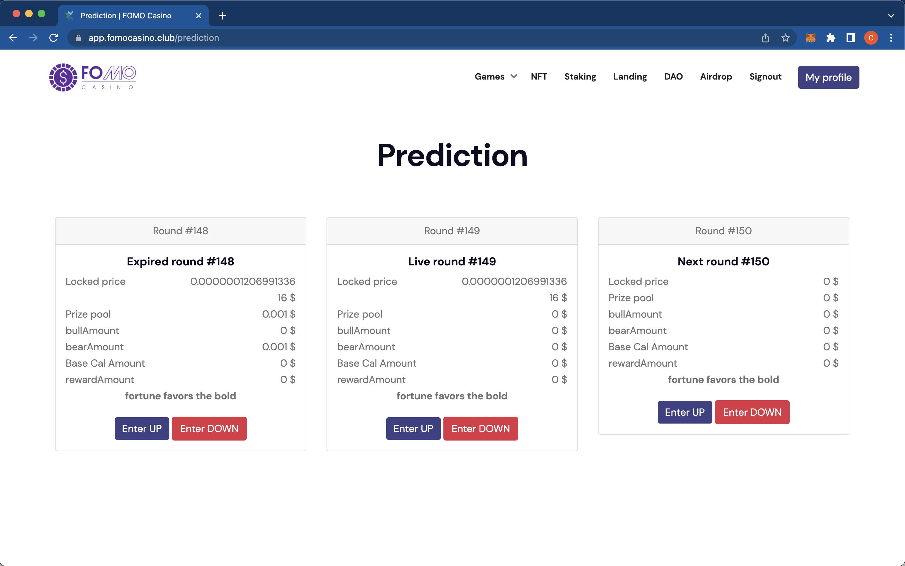 FOMO Casino | Devpost