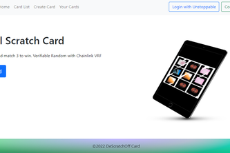Descratchoff-card | Devpost