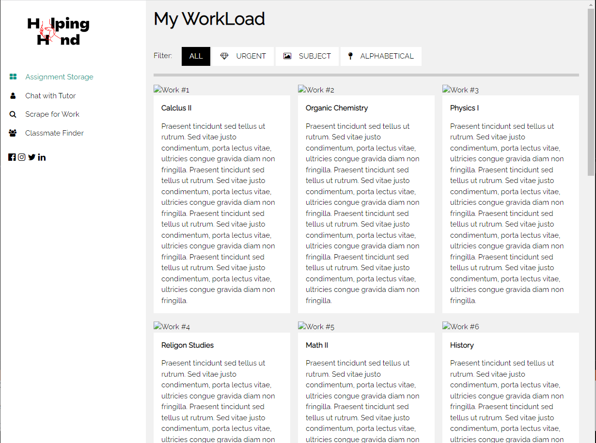 Helping Hand Student Program | Devpost