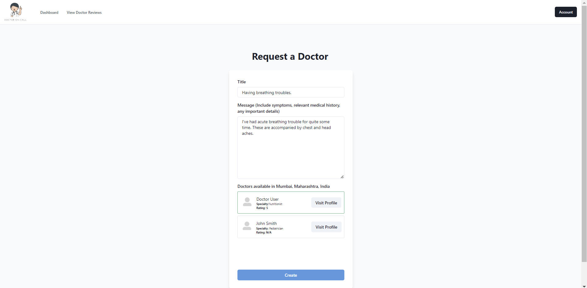 Doctor On-Call | Devpost