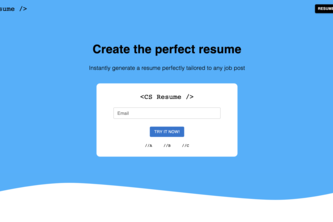 CS Resume | Devpost