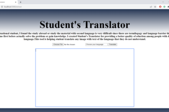 Student's Translator | Devpost