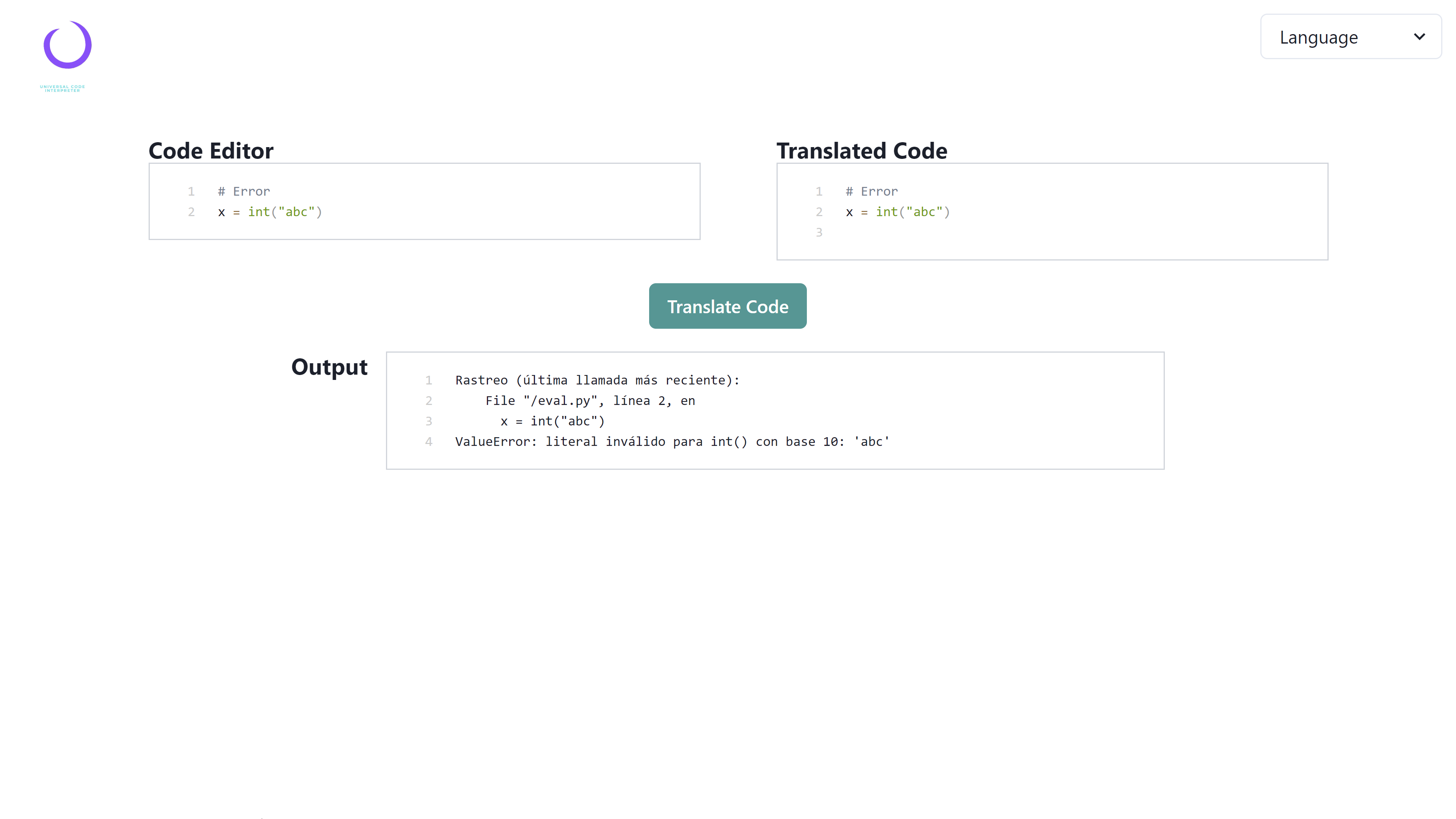 Universal Code Interperter | Devpost