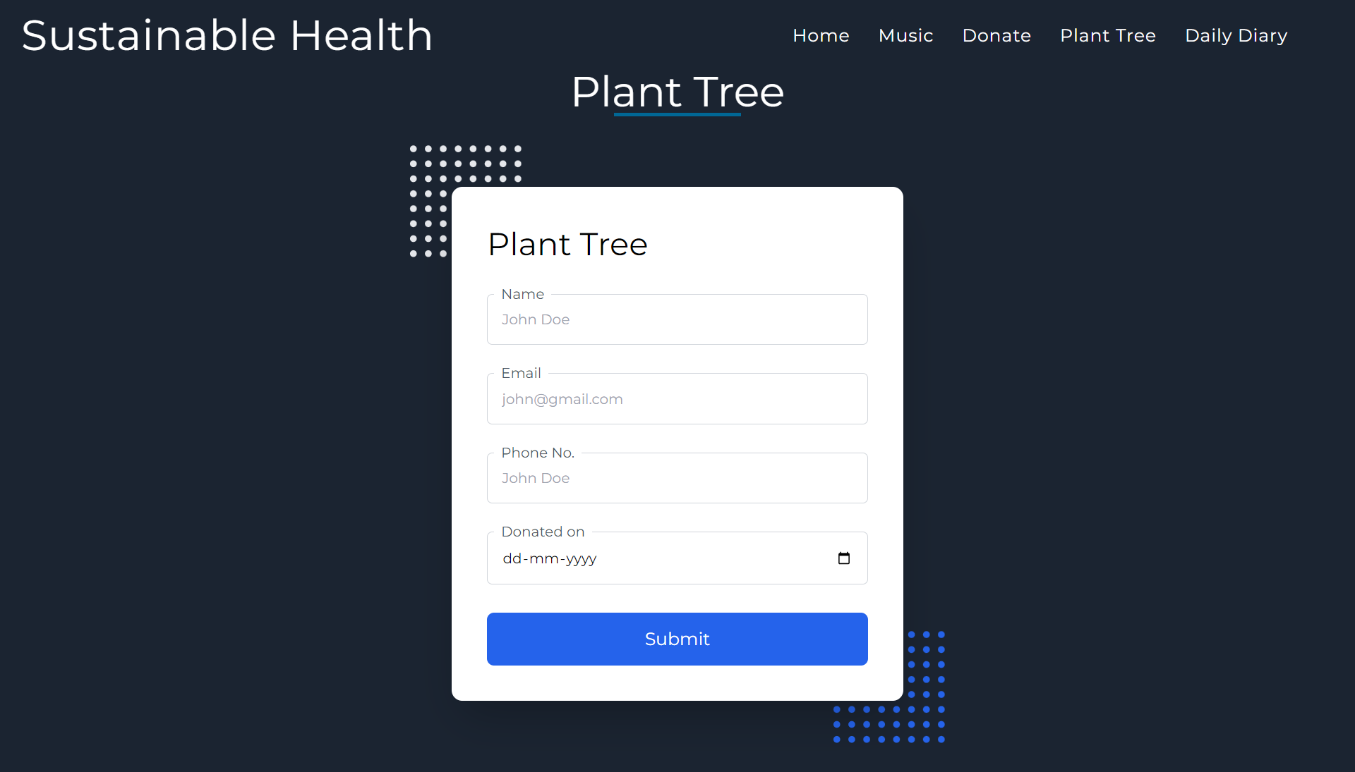 Sustainable Health | Devpost