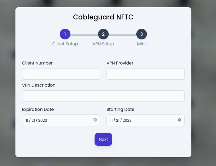 VPN Authentication based custom Non-Fungible Tokens | Devpost