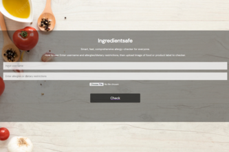 IngredientSafe | Devpost