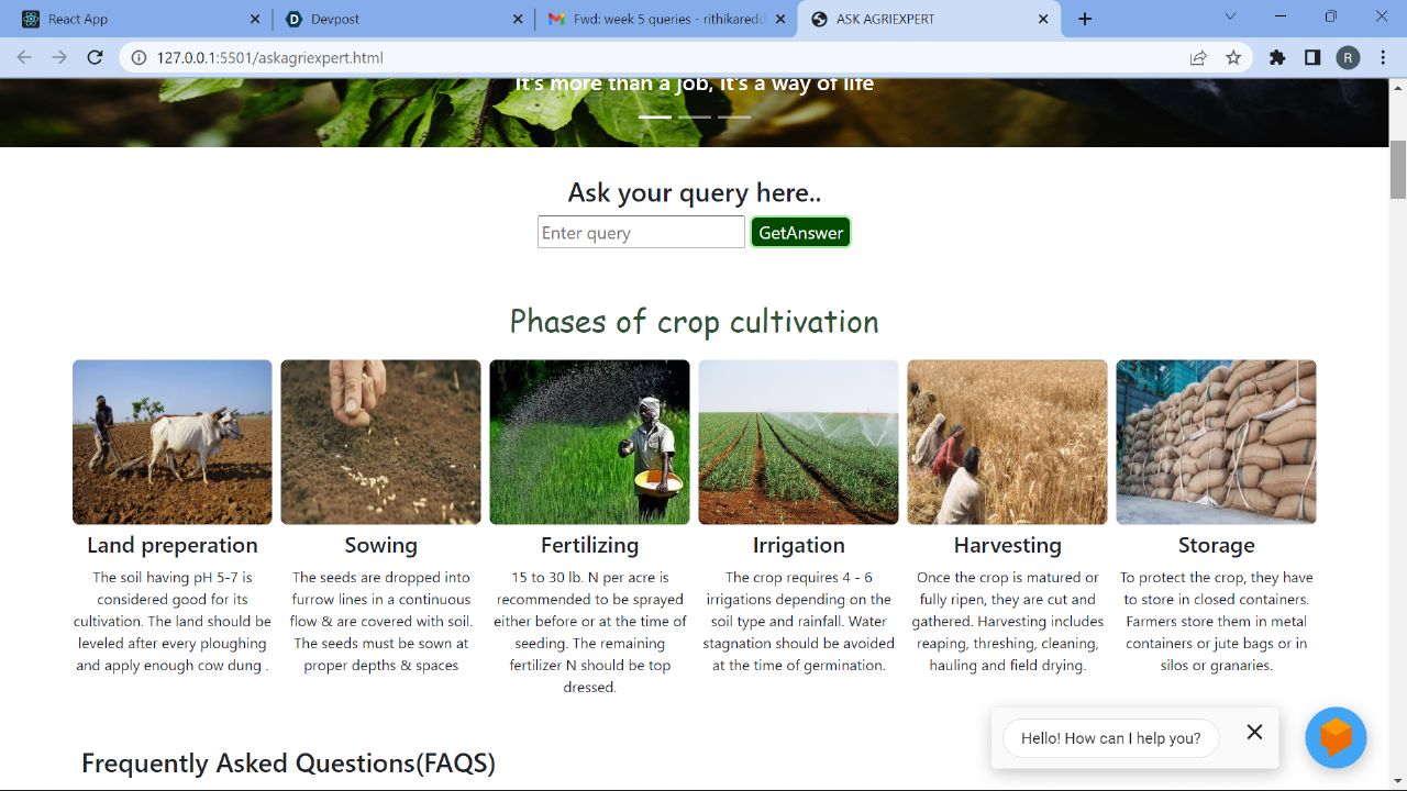 ASK AGRIEXPERT | Devpost