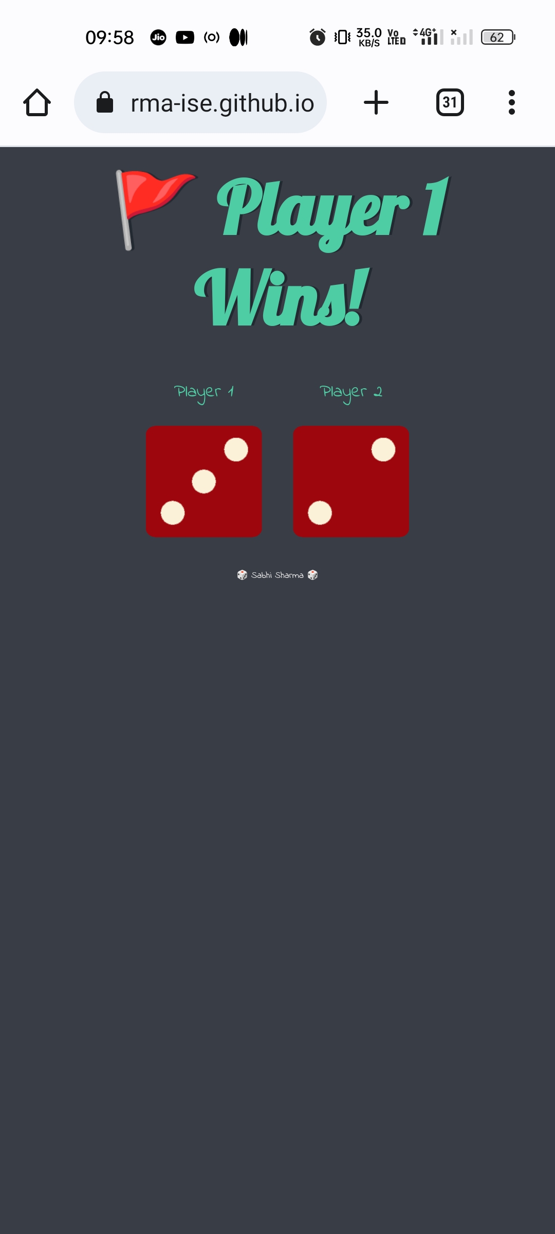 The Dicee Game | Devpost