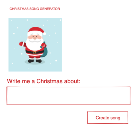 AI Christmas Songs | Devpost