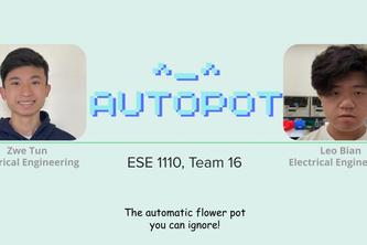 ESE 1110, Team 16, AutoPot | Devpost