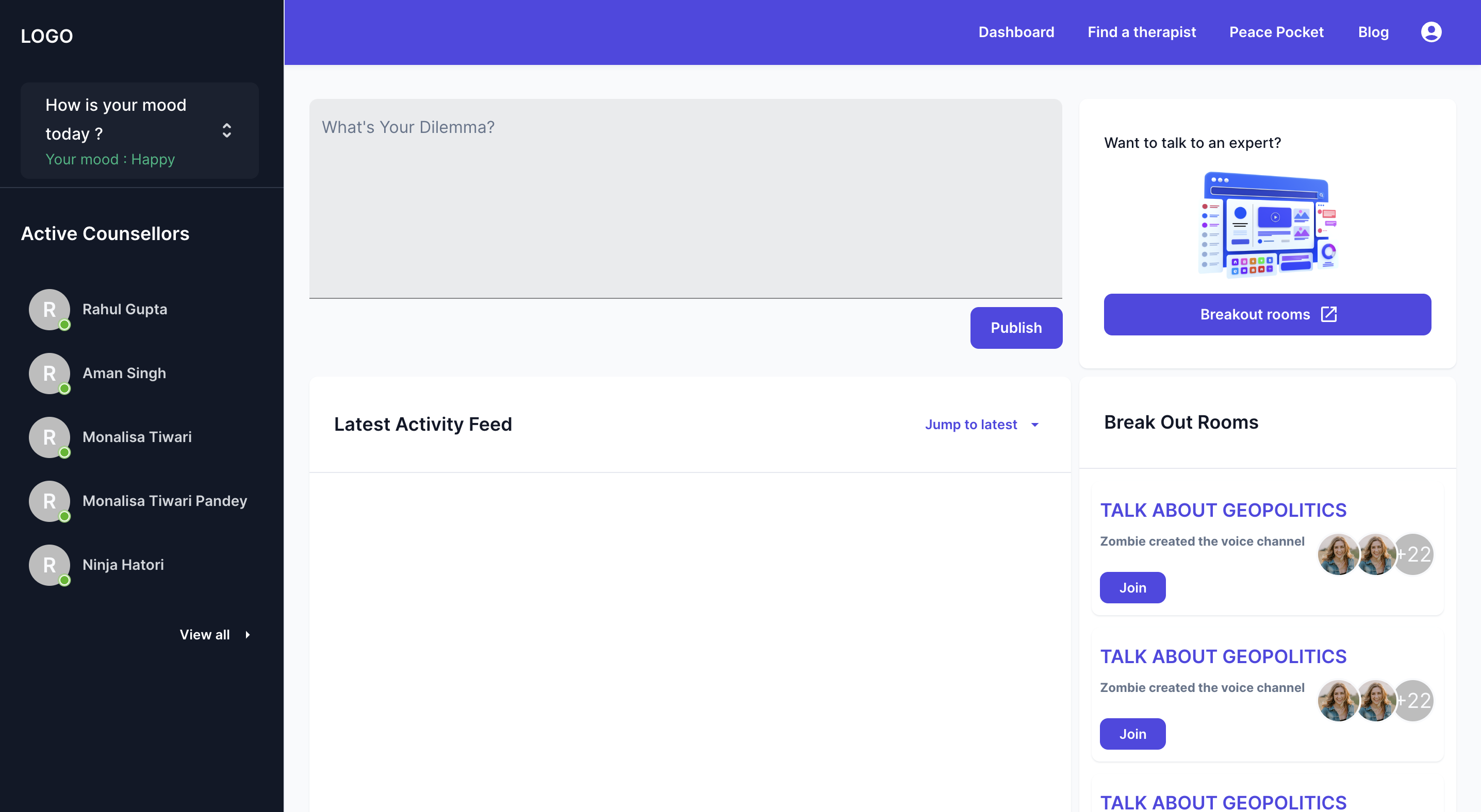 Emotional Safe Haven | Devpost