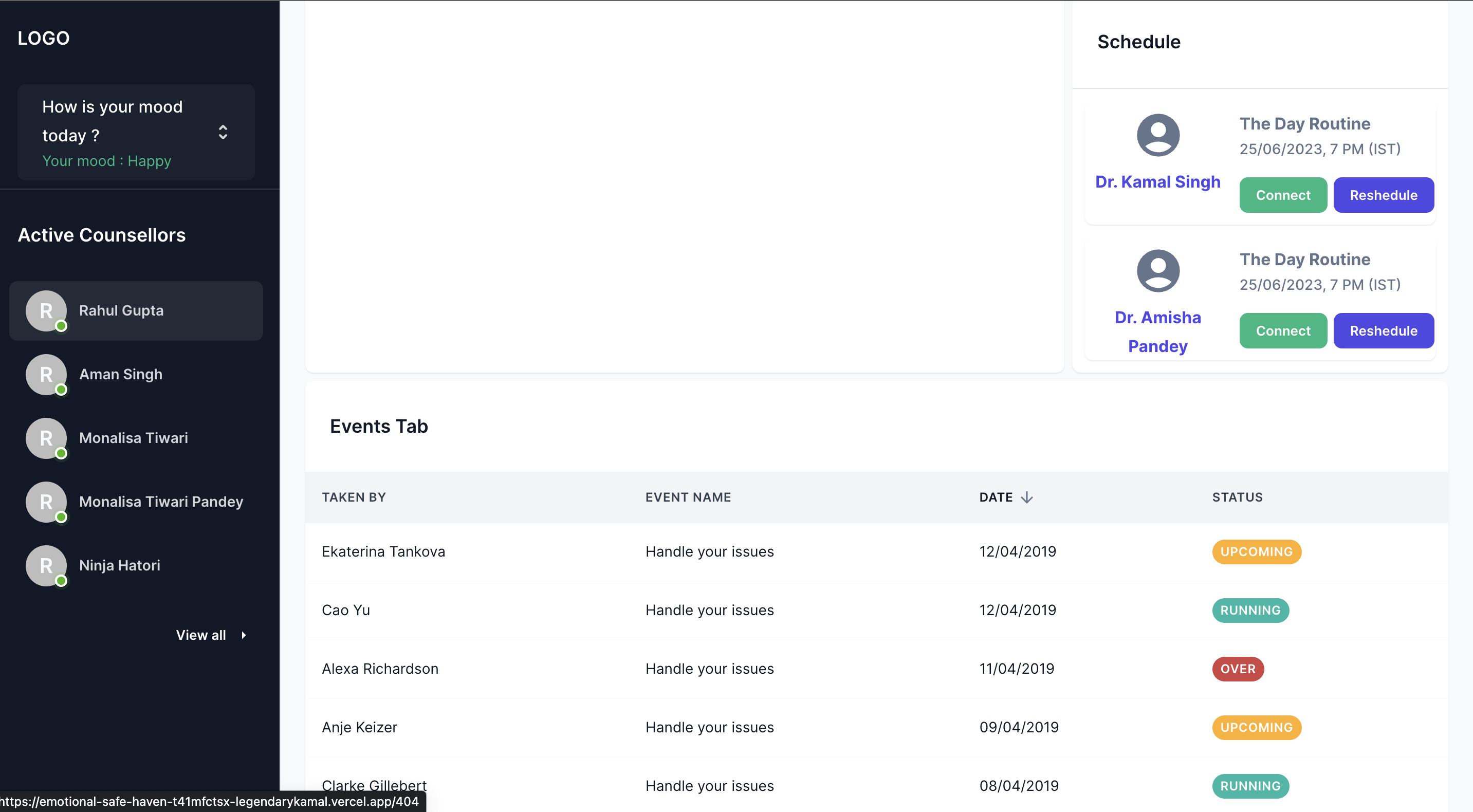 Emotional Safe Haven | Devpost