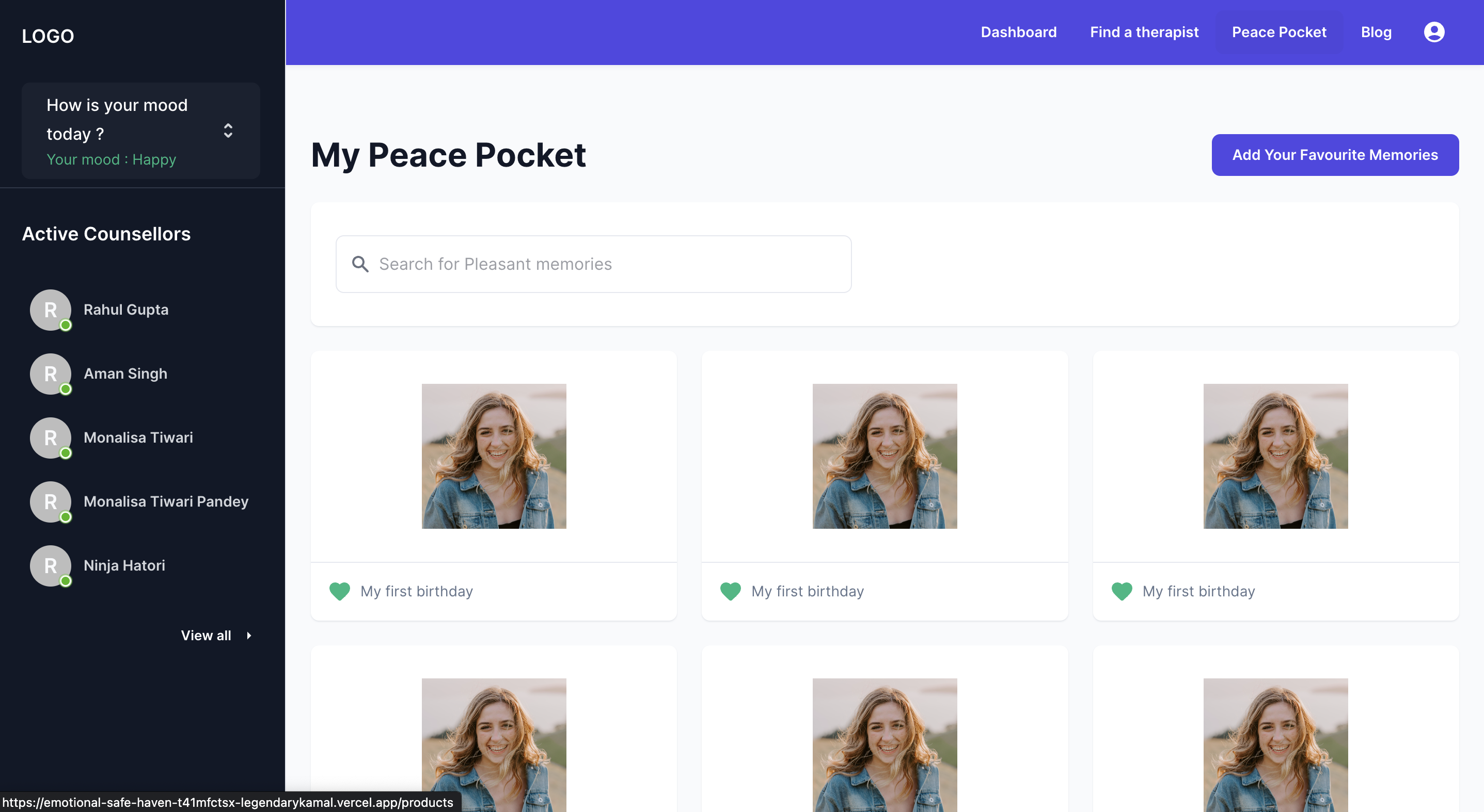 Emotional Safe Haven | Devpost