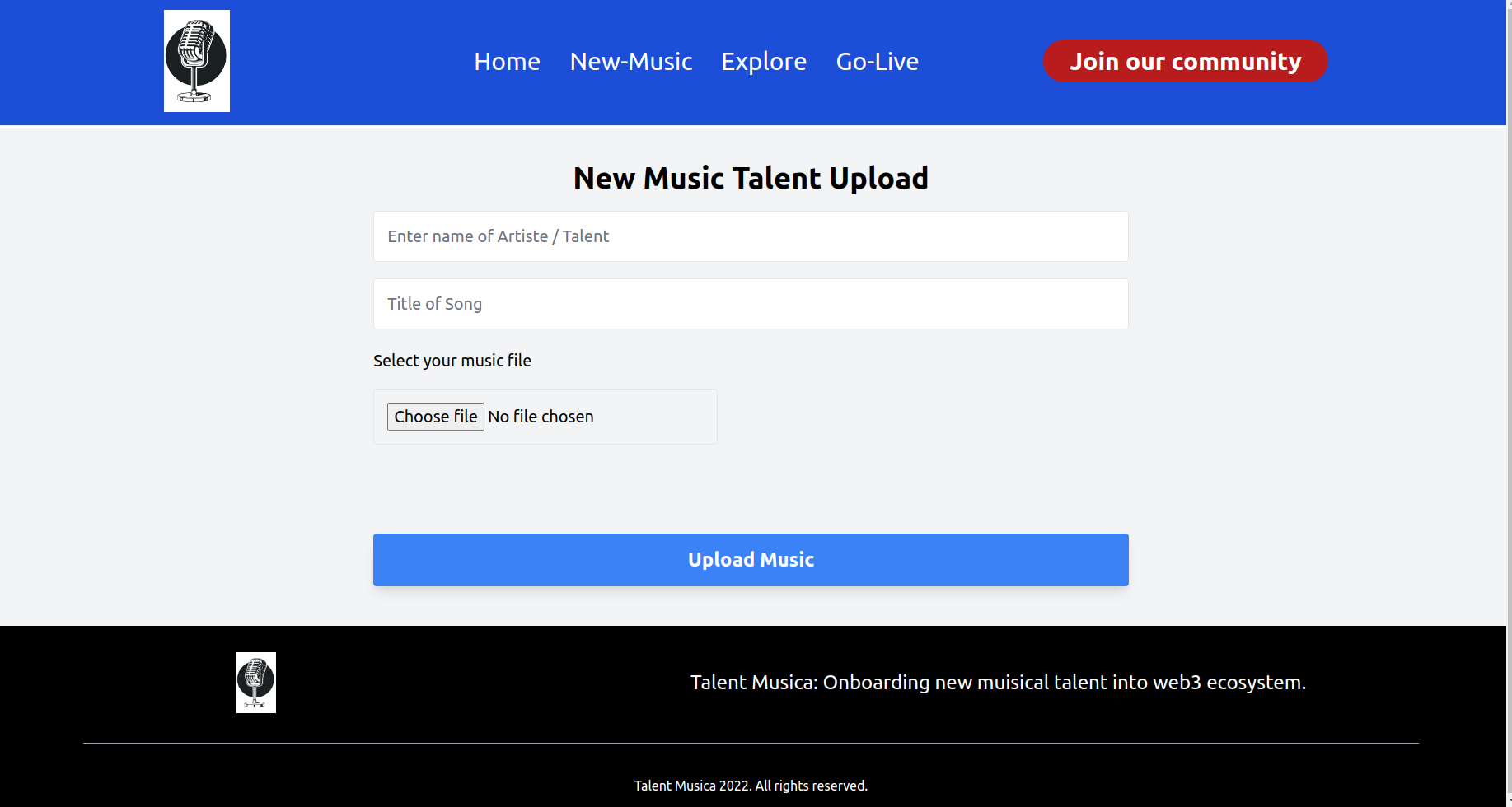 Talent Musica | Devpost