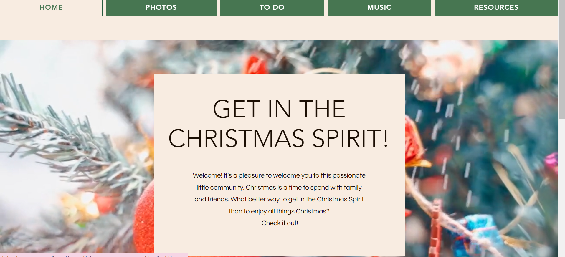 Christmas Spirit | Devpost