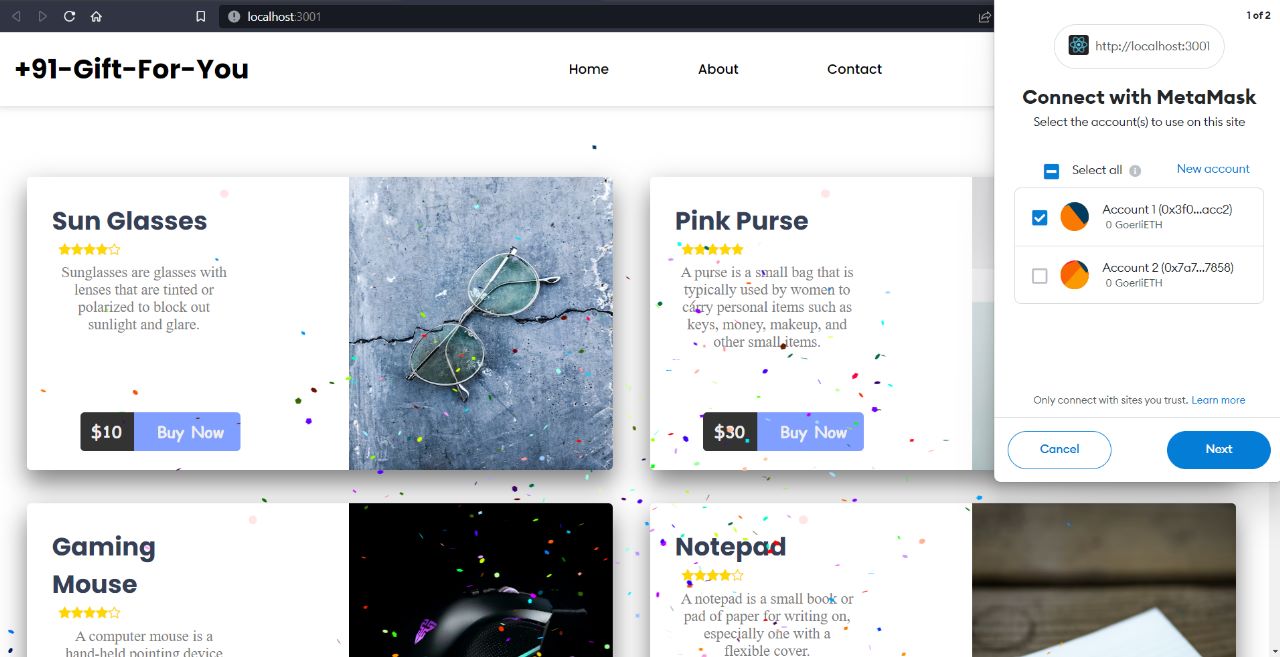 +91 Gift For You | Devpost