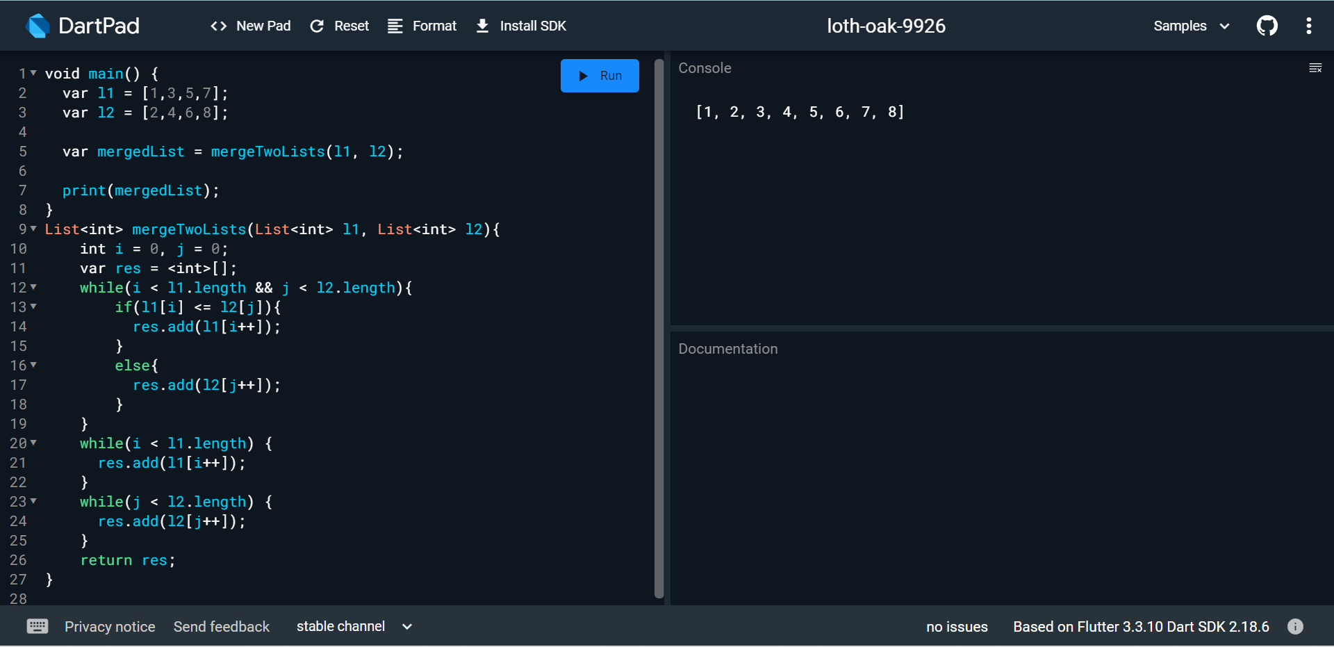 Merging Sorted Lists Devpost 6770