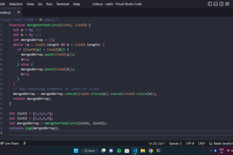 Merged Two sorted lists | Devpost