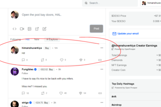 Say Hi on Deso app | Devpost