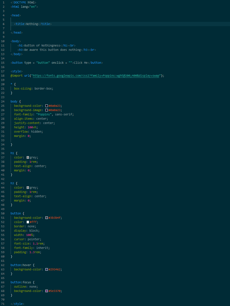 Create a Useless Hack | Devpost