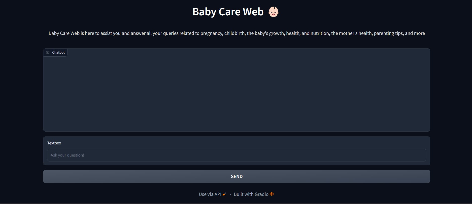 Baby Care | Devpost