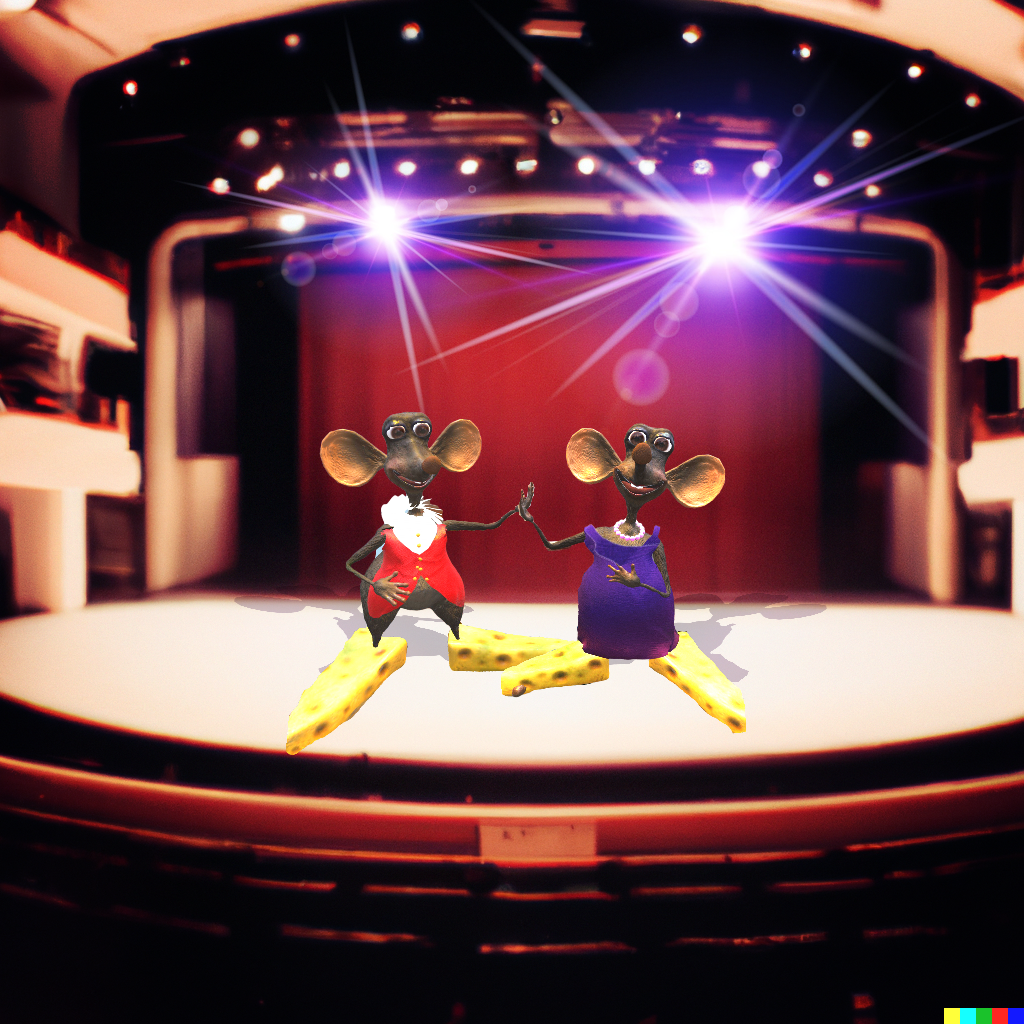 "Stinky toed mice"-Digital costumes for the opera | Devpost