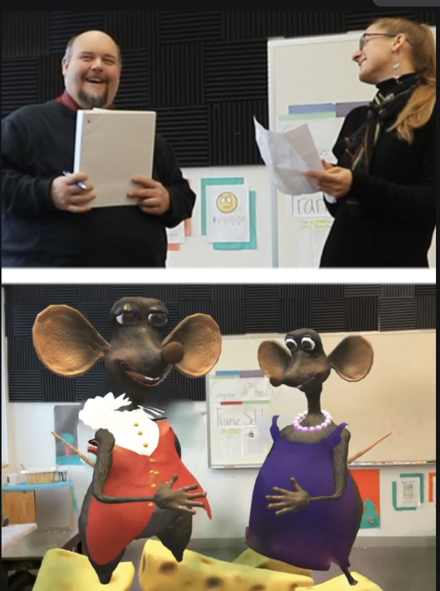 "Stinky toed mice"-Digital costumes for the opera | Devpost
