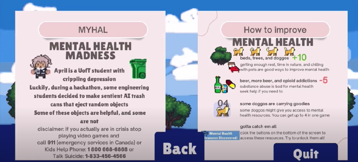 Myhal Mental Health Madness | Devpost