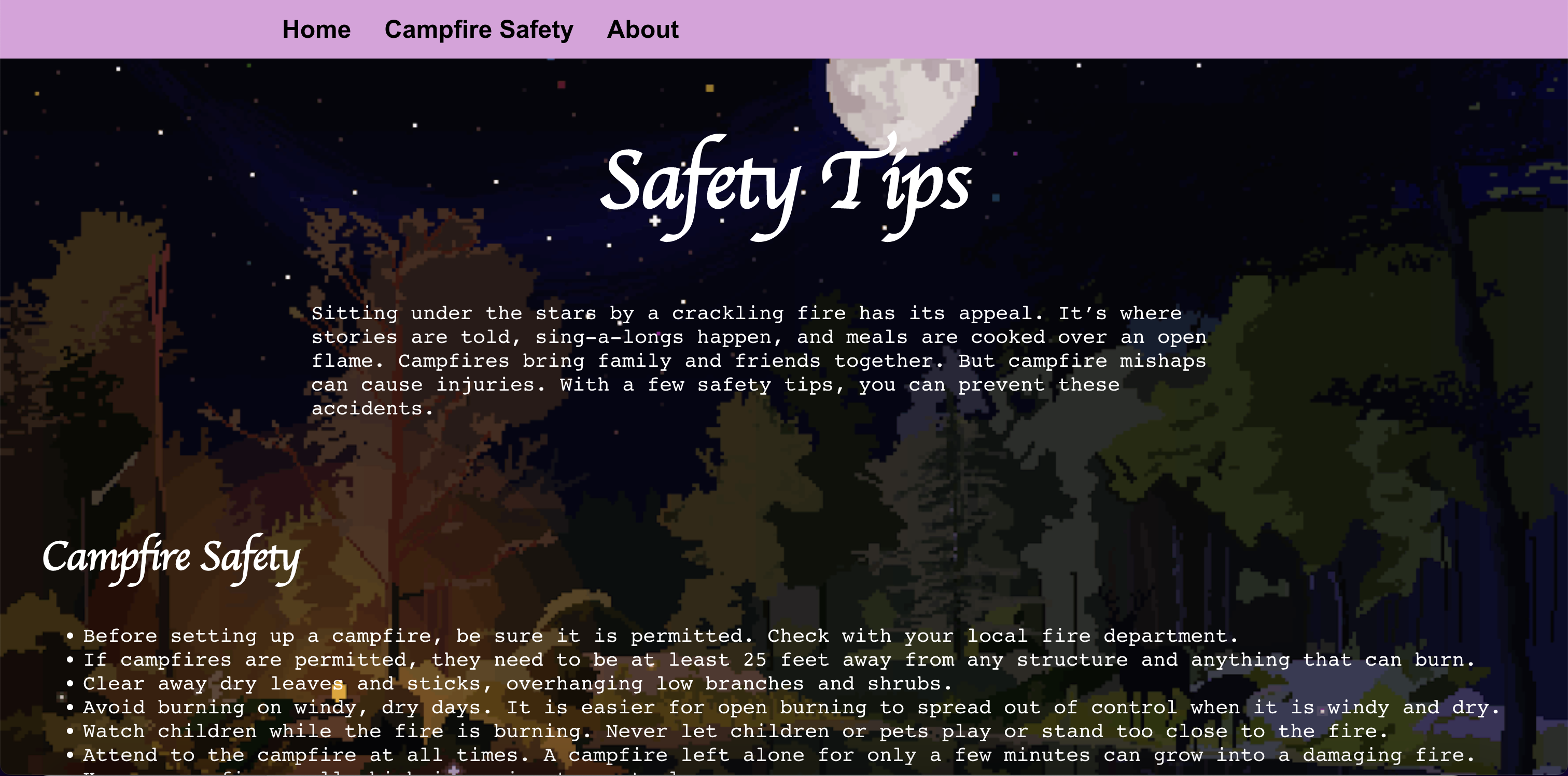 Campfire Stories | Devpost