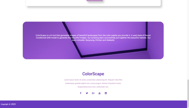 ColorScape: An AI tool to visualize unknown landscapes | Devpost