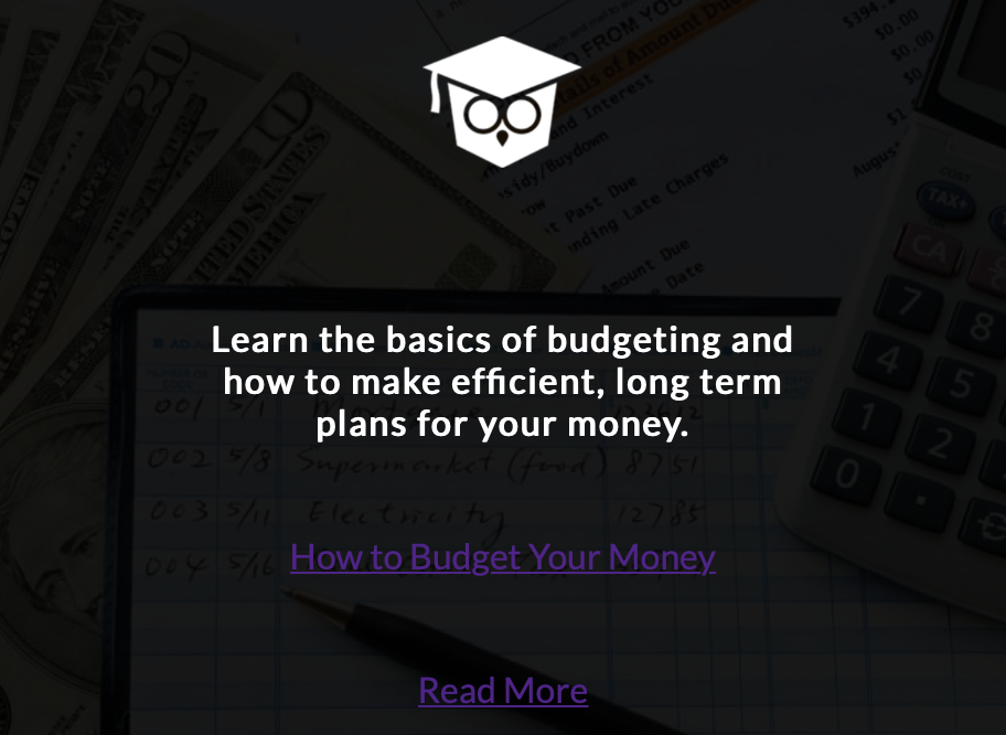 MoneyMaster Financial Literacy Tool | Devpost