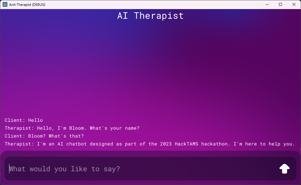 Anti-Therapist | Devpost