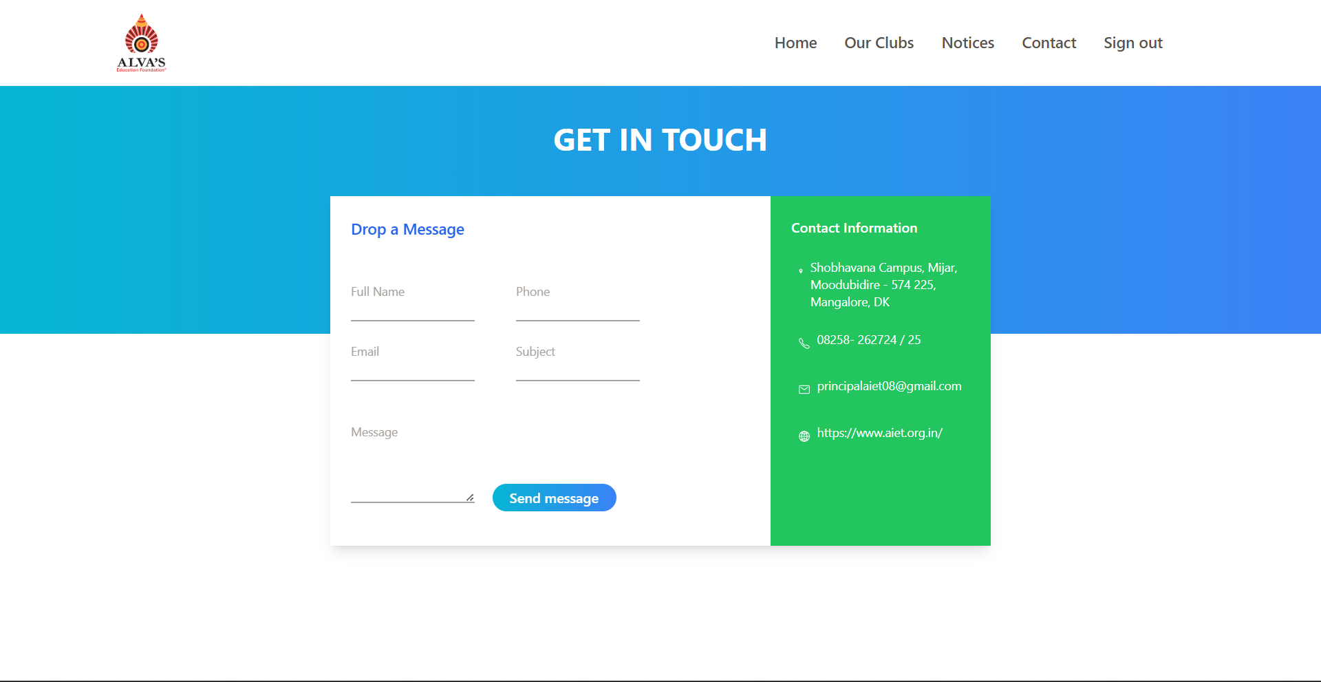 GitHub - jayasuryard31/College-club-membership-management-system: The ...