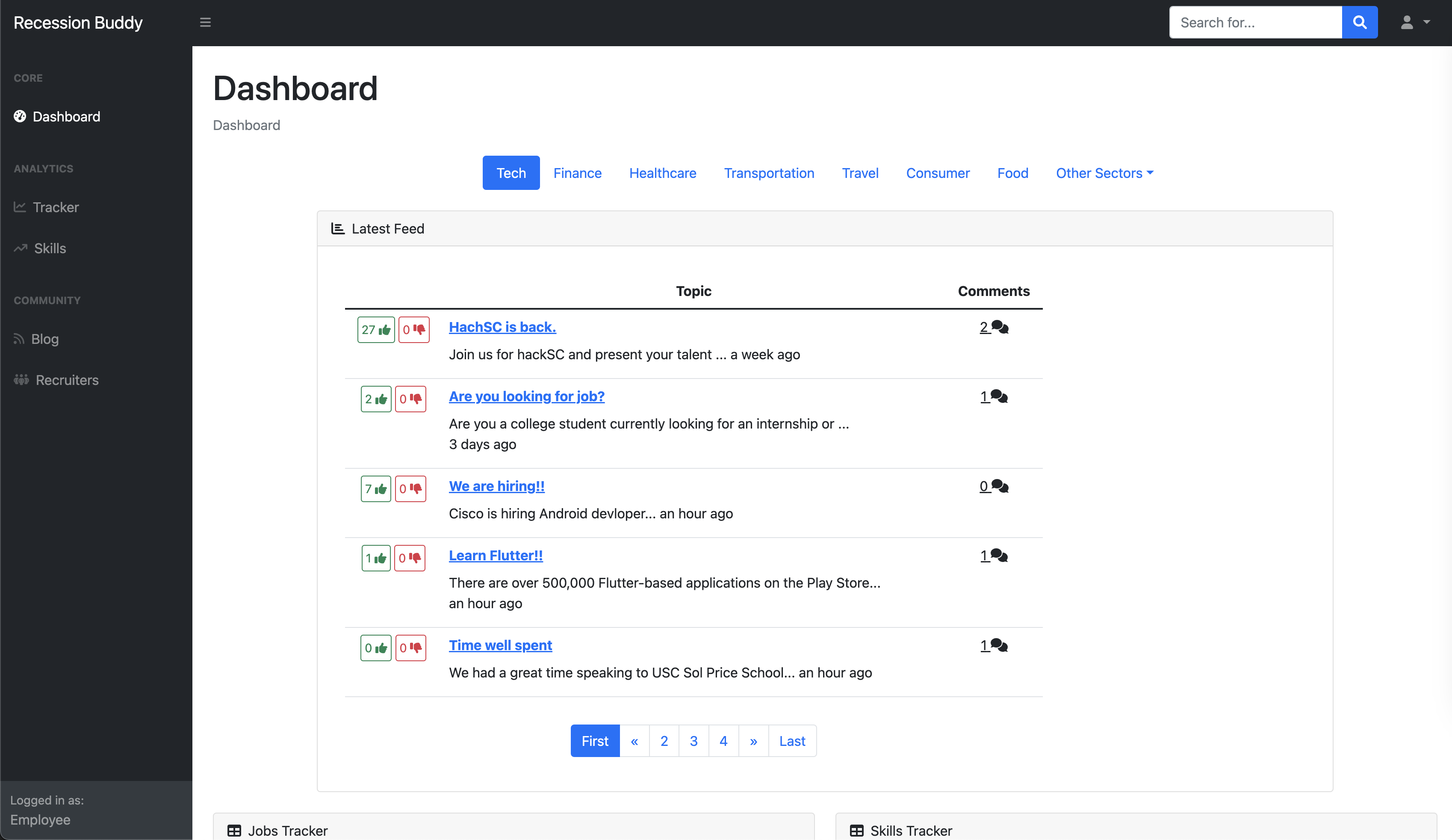 Recession Buddy | Devpost