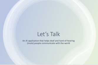 Let's Talk | Devpost