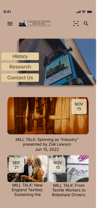 The Charles River Museum App | Devpost