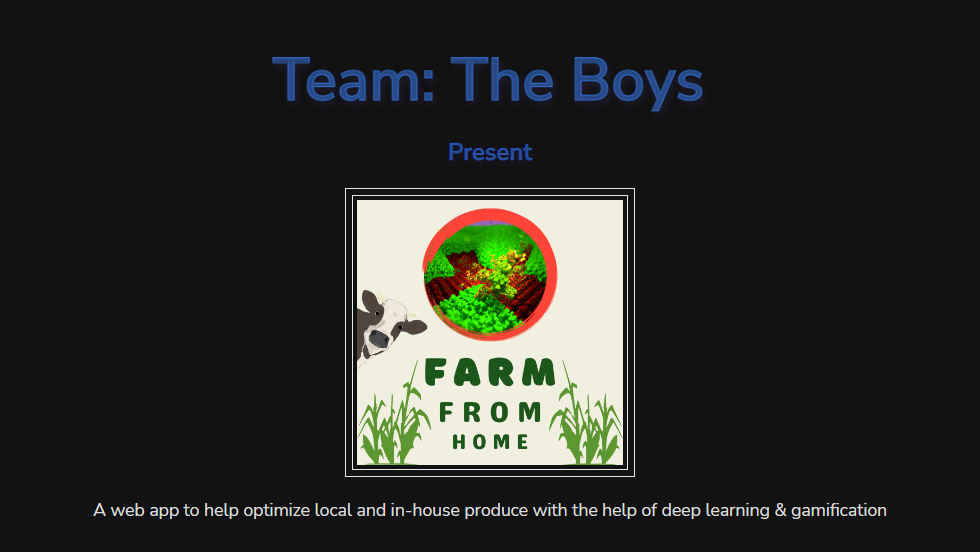 FarmFromHome | Devpost