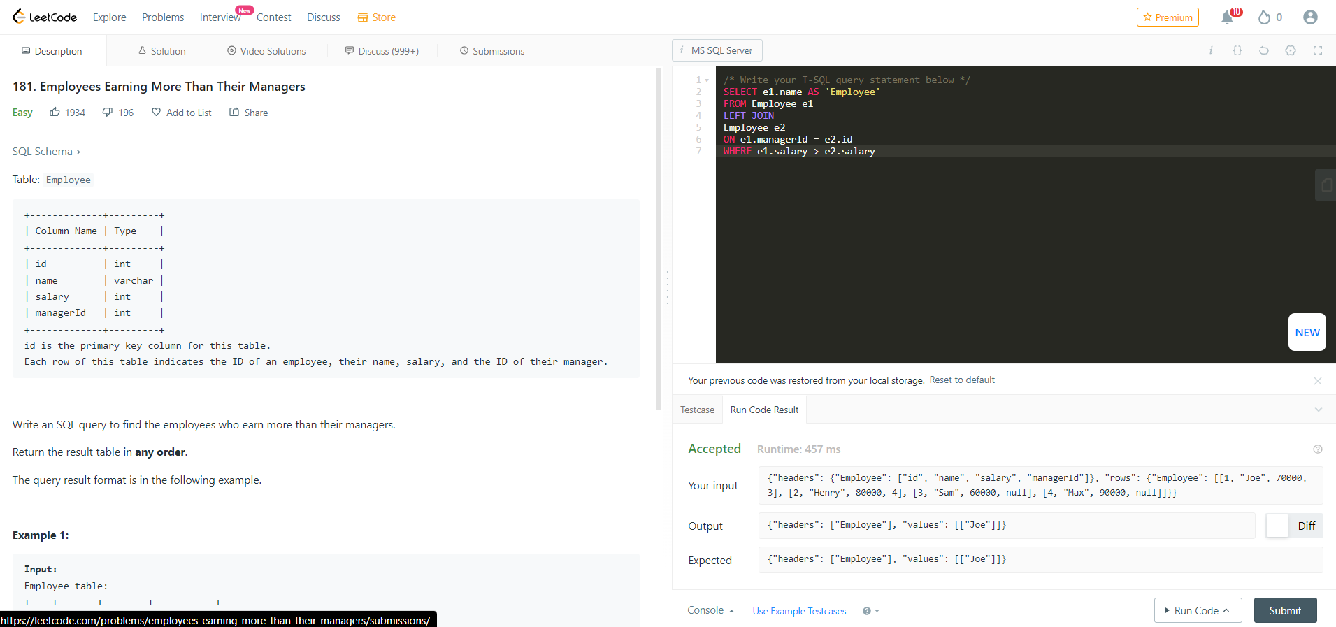 Hack with SQl | Devpost
